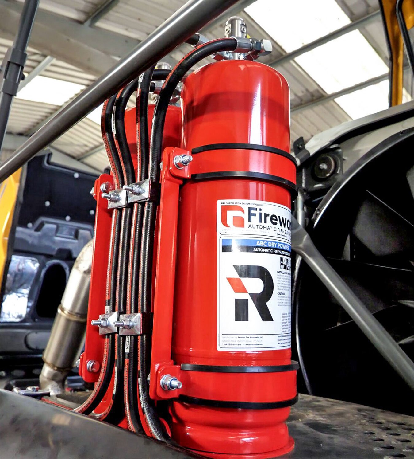 What is a fire suppression system?
